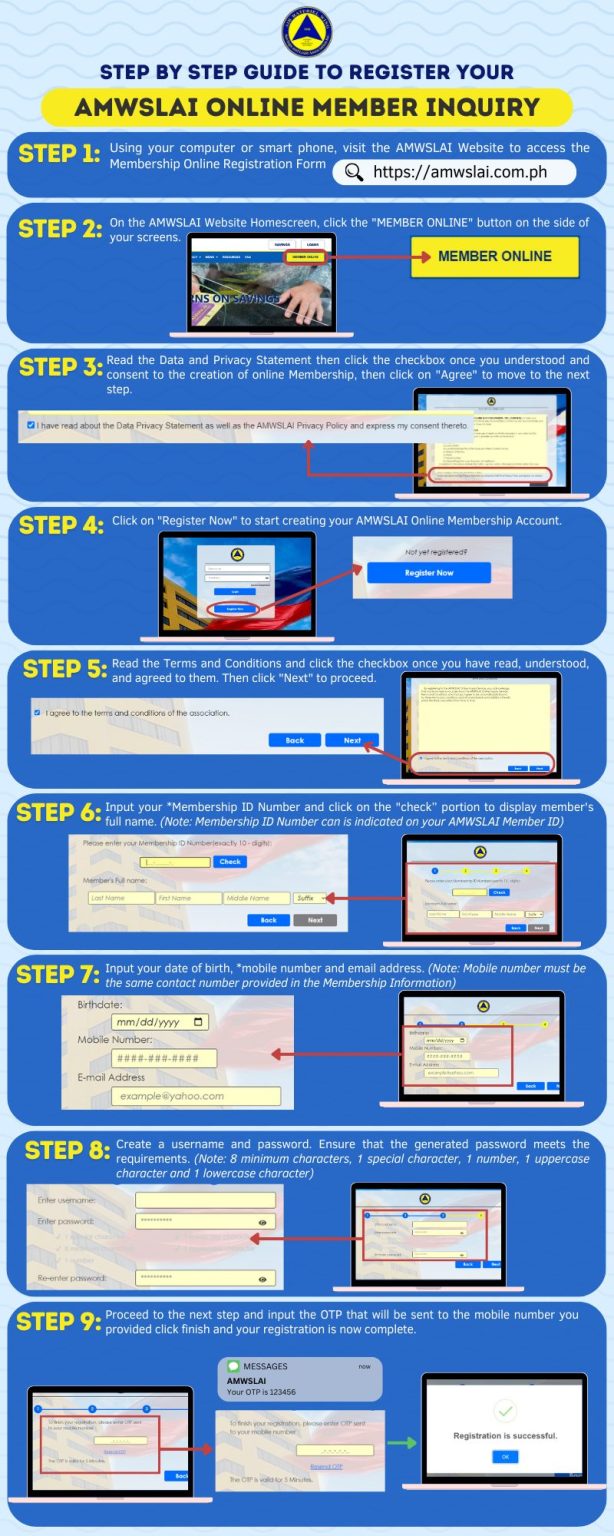 Introducing AMWSLAI Member Online Inquiry Facility for Seamless Access ...